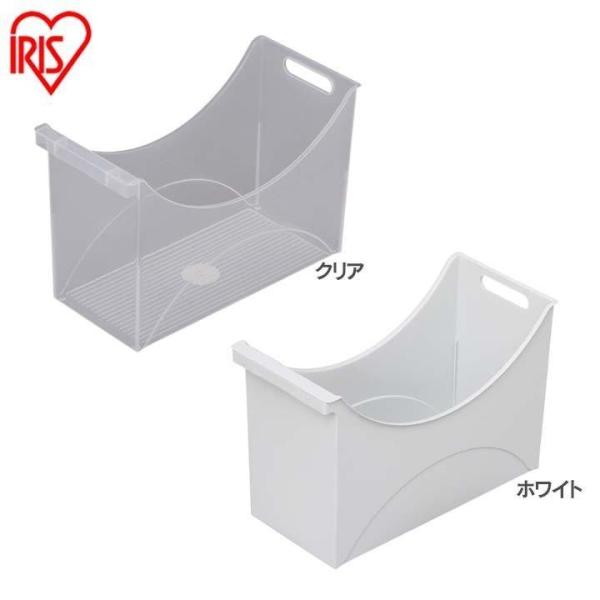 ●商品サイズ（cm）：幅約16×奥行約34.2×高さ約22.3●重量：約320g●材質：ポリプロピレン●原産国：日本●カラー：クリア、ホワイト（検索用：フォルダー オフィス収納 オフィス家具 引出し A4ファイル収納 書類整理 書類収納 事...