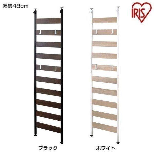 お部屋の空間を利用して、ディスプレイや収納ができるウッドウォールラックです。リビングや寝室、玄関など場所を選ばず設置可能！フックを活用し、魅せる収納としても大活躍します。つっぱり式なので、女性でも簡単に取り付けできます。◆さまざまなシーンで...