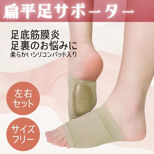 扁平足や足底筋膜炎などでお悩みの方へ【こんなお悩みありませんか？】・疲れやすい?・転びやすい?・土踏まずやかかとが痛む・X脚 やO脚である?・足底筋膜炎である・靴が合わない【商品の特徴】　扁平足は土踏まずが平らになっている状態。　放置すると...