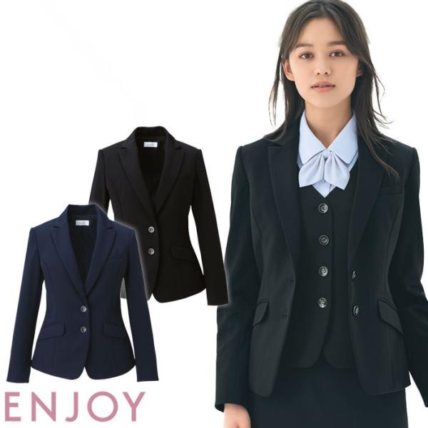 ■品名・品番：ジャケット(単品)　EAJ685■カラー：2.ネイビー　10.ブラック■サイズ：5号　7号　9号　11号　13号　15号　17号　19号(価格50%UP)■素材：ストレッチニットカルゼ(ポリエステル95%・キュプラ5%)■機能...