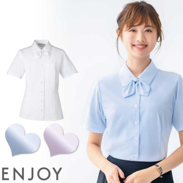 ■品名・品番：ブラウス(半袖)　ESB693■カラー：6.ブルー　9.ピンク　11.ホワイト■サイズ： 5号　7号　9号　11号　13号　15号　17号　19号(価格50%UP)■素材：トリコット ニット カルゼ(ポリエステル100%)■機...