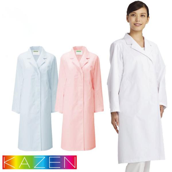 ■品名・品番：レディス診察衣S型長袖(女性/レディス)　120-70_71_73■カラー：120-70.オフホワイト　120-71.サックス　120-73.ピンク■サイズ：S　M　L　LL　3L　4L　■素材：ポプリン(ポリエステル65%・...