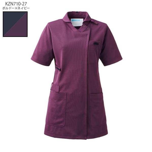 スクラブ ジャケット カゼン 白衣 医療 KZN710 レディース 衿付 前開き KAZEN ナースウエア 手術衣 ドクター クリニック 制服 :m-kazen-kzn710:ビズタイム ...