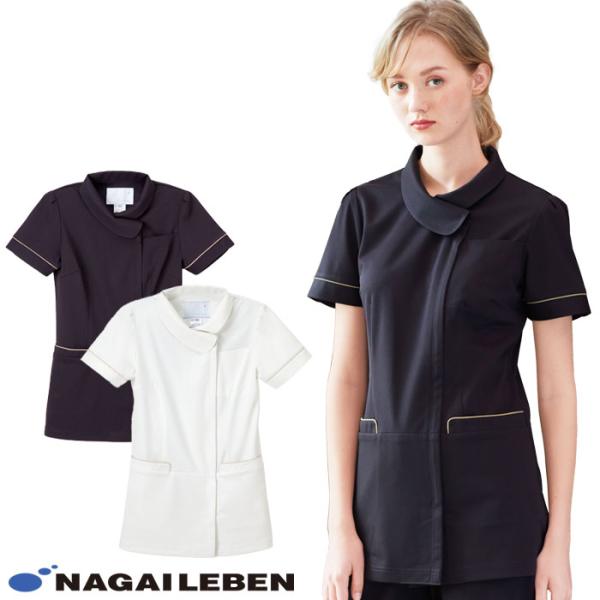 ■品名・品番：チュニック(女性/レディス)　LH6222■カラー：オフホワイト　チャコール■サイズ：(S1)　S　M　L　LL　EL　(E1)　(E2)　(E3)　(E4)　(E5)　(E6)※S1・E1〜E6はイージーオーダー(受注生産)...