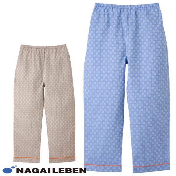 ●高級感のあるドビー織柄です。●綿高混率のため吸汗性に優れ、着心地が良い素材です。■品名・品番：患者衣パンツ(男女兼用／ユニセックス)　RG1453■カラー：6.ブルー　10.ベージュ■サイズ：S　M　L　LL　EL■素材：綿70％ポリエス...