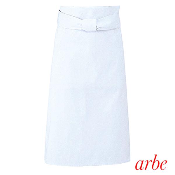 ■品名・品番：前掛　T80■カラー：C-1.ホワイト■サイズ：LL■素材：双糸ツイル(ポリエステル65%　綿35%)■着用シーズン：オールシーズン■メーカー・ブランド：チトセ・arbe(アルベ)■お届け情報：メーカーお取り寄せの商品です。※...