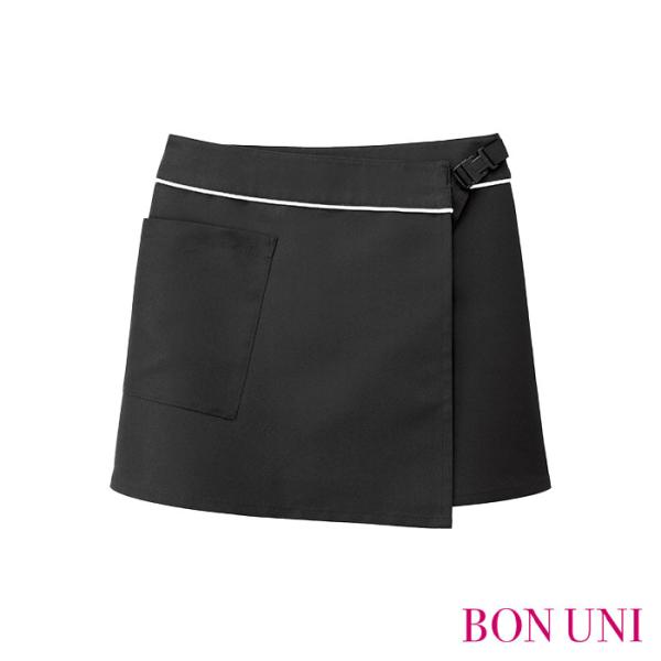 ■品名・品番：ラップエプロン(女性／レディス)　00909■カラー：99.黒■サイズ：S　M■素材：制電ストレッチツイル(ポリエステル100%)■機能・特長：女性用　イージーケア　耐塩素　撥水・撥油・耐久防汚(リップガード)　制電　家庭洗濯...