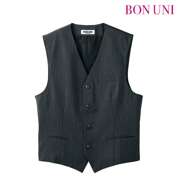 ■品名・品番：ベスト(男性／メンズ)　15108■カラー：98.グレー■サイズ： M　L　LL　3L■素材：シャドーストライプ(制電)(ポリエステル70%・毛30%)■機能・特長：男性用　制電　家庭洗濯可　左胸、両腰ポケット　尾錠付ベルト　...