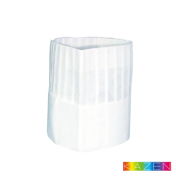 ■品名・品番：シェフハット(10枚入り／1セット)　471-80■カラー：ホワイト■サイズ：フリーサイズ　高さ20cm■素材：不織布■機能・特長：付属のシールでサイズ調整可能 　10枚入り■メーカー・ブランド：サンアロー・KAZEN(カゼン...