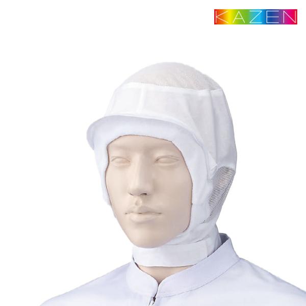 ■品名・品番：フード帽子(綿100%)(2枚入)　484-51■カラー：ホワイト■サイズ：フリーサイズ■素材： 本体:キャンブリック(綿100%)　付属:ナイロン100％■機能・特長：天井・耳部分メッシュ素材　メガネスリット■メーカー・ブラ...