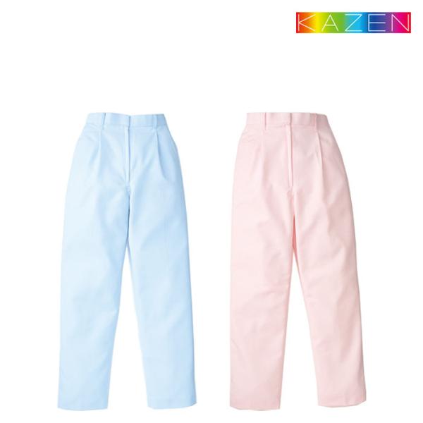 ■品名・品番：パンツ(女性用／レディス)821-91 -93■カラー：821-91.サックス　821-93.ピンク■サイズ：S　M　L　LL　3L　4L■素材：ストレッチツイル(ポリエステル80%・綿20%)■機能・特長：女性用　右脇内ポケ...