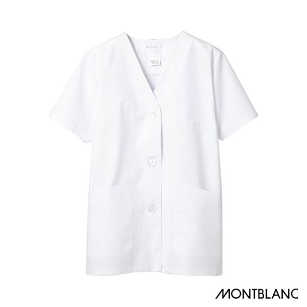 ■品名・品番：調理衣(半袖)(女性用／レディース)・1-012■カラー：1-012.白■サイズ：S　M　L　LL　3L　4L　5L■素材：ポプリン(ポリエステル65%　綿35%)■機能・特長：女性用　制菌加工　半袖　両腰ポケット　後ろベント...