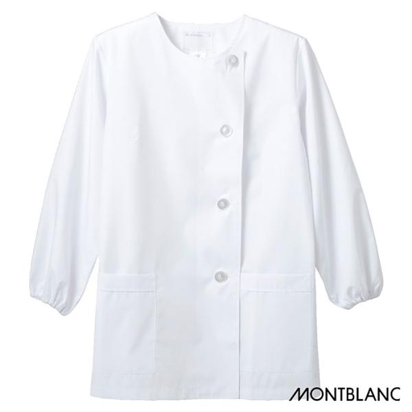 ■品名・品番：調理衣(長袖ゴム入)(女性用／レディース)・1-021■カラー：1-021.白■サイズ：S　M　L　LL　3L　4L　5L■素材：ポプリン(ポリエステル65%　綿35%)■機能・特長：女性用　制菌加工　長袖　袖口ゴム入り　両腰...