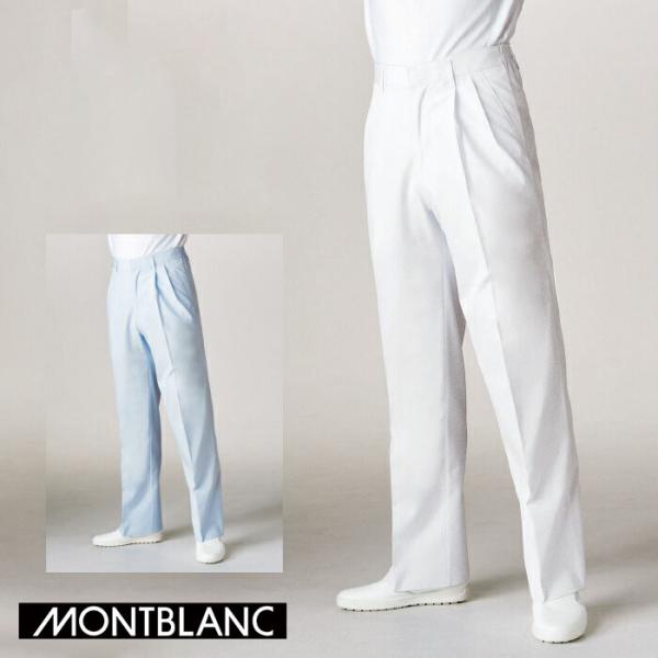 ■品名・品番：パンツ(ツータック・半ゴム)　7-655　7-656■カラー：7-655.白　7-656.サックス■サイズ：S　M　L　LL　3L　4L　5L　6L■素材：制電双糸ツイル(ポリエステル65%　綿35%)■機能・特長：男性用　ツ...