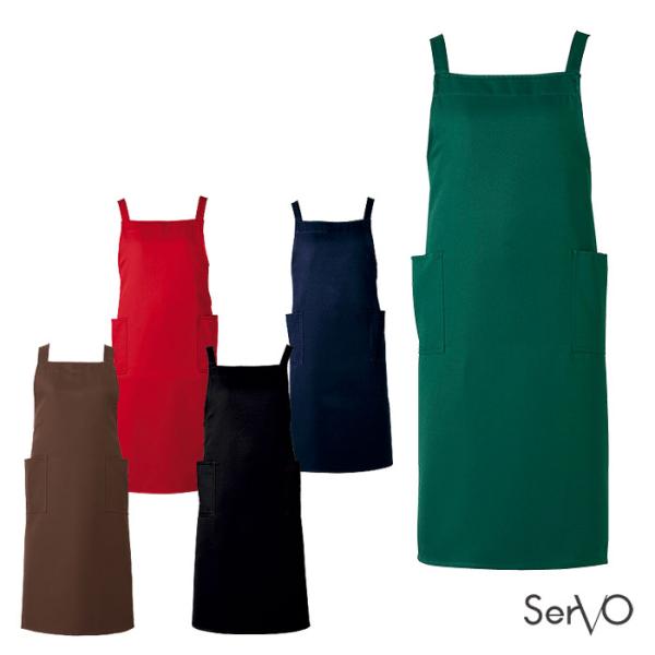 ■品名・品番：静電胸当てエプロン　CA1631/1640〜1643■カラー：CA1631.ブラウン　CA1640.ネイビー　CA1641.グリーン　CA1642.レッド　CA1643.ブラック■サイズ：フリー■素材：ツイル(ポリエステル10...