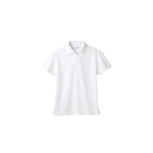 住商モンブラン(株) 制服 作業服サイズ：SS〜5L色：白、 黒、 ネイビー素材：ドライメッシュ　ポリエステル100％袖口ネット部分：ポリエステル100％仕様：吸汗速乾袖口ネット（半袖対応）袖全体をしっかりカバーする袖口ネット付のポロシャツ...