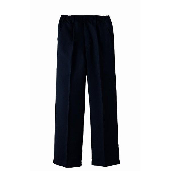 サンペックス 厨房用衣料サイズ：SS〜4L色：ブラック素材：ギャバ　ポリエステル100％仕様：ワンタック　脇ゴム入　両脇・両後ポケット食事の後だって、多少体重が増えたってストレスなし！立ったりしゃがんだりだって、脇ゴム仕様だから苦しくない。...