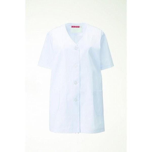 アプロンワールド 厨房用衣料332-30サイズ：S〜5L色：ホワイト素材：ポリエステル65％綿35％制菌加工（O-157）ポケット付