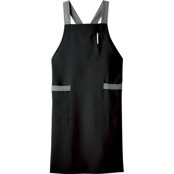 ■使用素材：ウェザー（PETボトル再生繊維） ポリエステル 100％ 配色:ギンガムチェック ポリエステル100％■形状特徴：前中心丈84センチ（肩ひもはボタンで長さを調節できます）