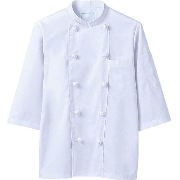 住商モンブランのコックコート6-603は、七分袖で男女兼用のデザインが特徴です。飲食店や厨房での使用に最適なこのユニフォームは、機能性と快適さを兼ね備えています。高品質な素材を使用しており、耐久性が高く、長時間の作業でも快適に過ごせます。シ...