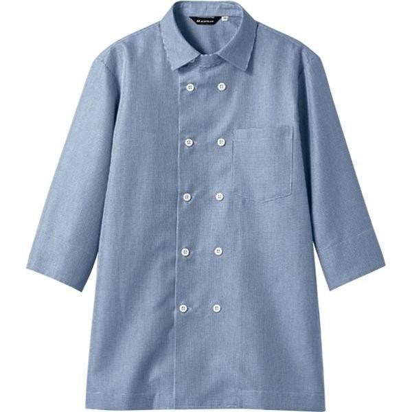 使用素材：ウインカーチェック ポリエステル65％・綿35％■素材特徴：「ブルーチェック」柄