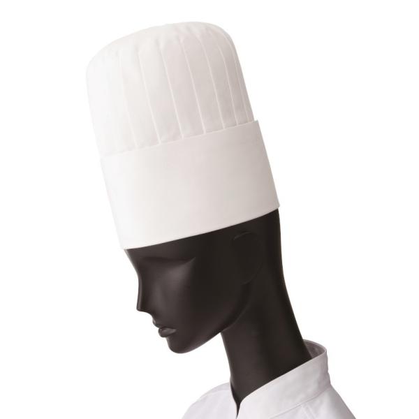 ●材質：ポリエステル65%＋綿35%ツイルフレッシュエリア加工 ■※抗菌丈夫なツイル素材のコック帽。制電・抗菌加工が施されています。