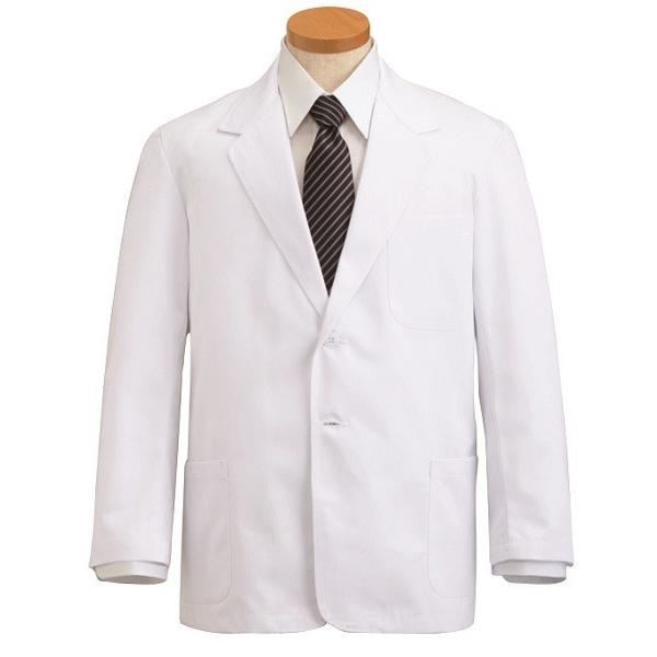 素材：ポリエステル65%+綿35% ツイル フレッシュエリア加工機能：抗菌｜制電特長：左胸、両腰外パッチポケット