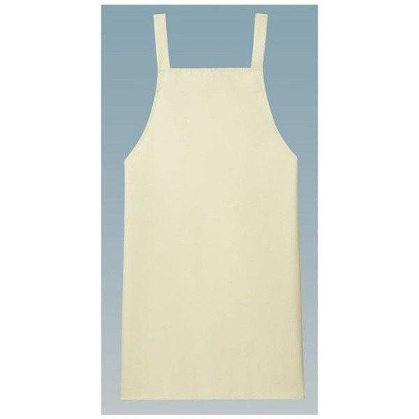 ポリエステル65%+綿35%、ツイル/フレッシュエリアサイズ：フリー・前中心丈88cm、身巾68cm、紐丈120cm、紐巾3.0cmフレッシュエリア素材で作られたエプロンは衛生面だけでなく、ノーポケットなので異物混入対策にも◎。淡色から濃色...