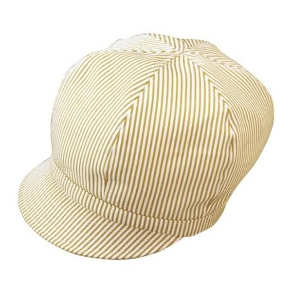 ■性別：男女兼用■季節：オールシーズン■使用素材：ヒッコリー ポリエステル100％■素材特徴：防脱色■形状特徴：フリー頭囲54?58cm・レールアジャスター付塩素漂白剤に強い「アンクル加工」を施したシリーズ。ナチュラルなヨーロッパテイストを...