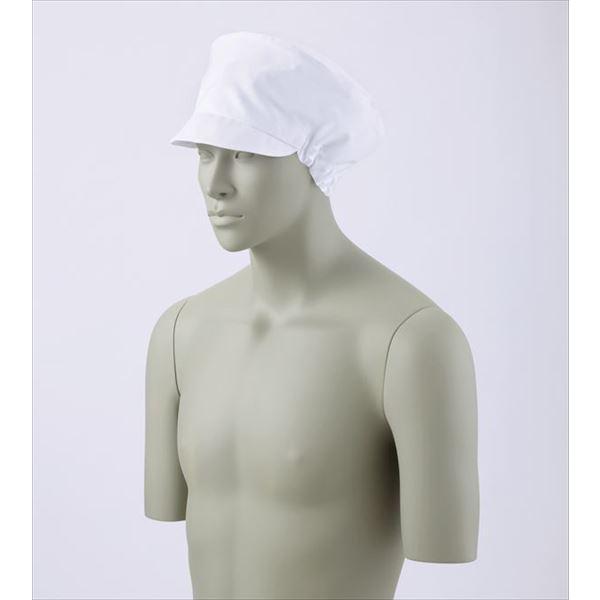 住商モンブラン レディス帽　レディスサイズ：フリー色：白　素材：制電単糸ツイル（ポリエステル65％綿35％）　　　仕様：抗菌0157対応　制電食品関係者の必需品、頭をすっぽり覆うフードキャップ。