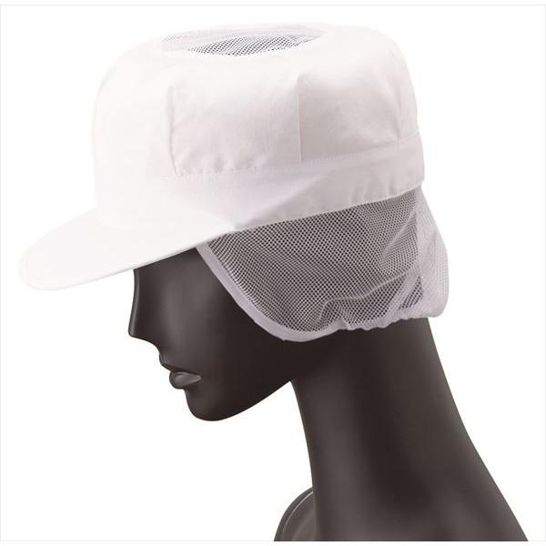 サンペックスイスト 作業用帽子 八角帽子サイズ：フリー色：ホワイトツバ：織芯ケープ：メッシュ素材：ポリエステル５９％綿４０％複合繊維１％、シャミラン
