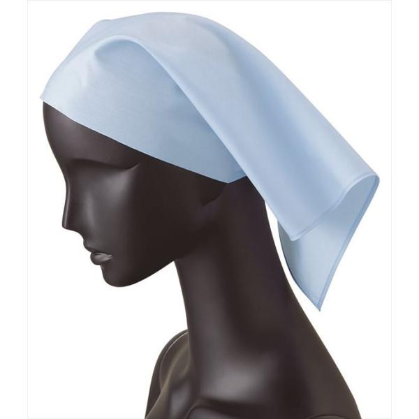 サンペックスイスト 作業用帽子 三角巾サイズ：フリー色：サックス素材：ポリエステル６５％綿３５％、ブロード