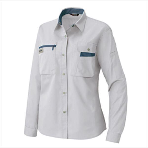 ■使用素材：ライトツイル 綾織り ポリエステル65％・綿35％■素材特徴：帯電防止、動きやすい■形状特徴：ムービンカット働く女性の仕事服Mobin SHIRTS男性と同じデザイン、動きやすさはそのままに、寸法やシルエット、衿やポケットの大き...