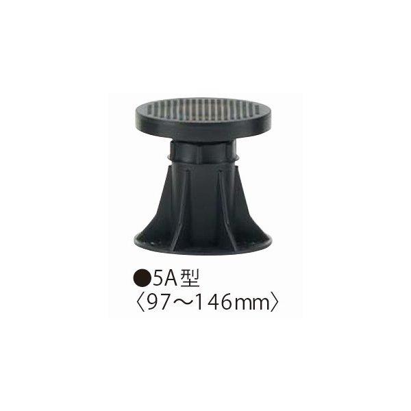 屋外という過酷な自然環境での使用に耐える、安心の耐候性樹脂製束柱　【内容】　フクビ　屋外デッキ用支持具　マルチポスト　5A型　　x1個【高さ調整範囲】97mm　〜　146mm【特徴】■オール樹脂化で高耐水性を実現し、腐朽はありません。　　　...