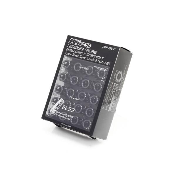 【商 品 詳 細】品　番：EL53-11Kサイズ：M12×P1.5カラー：ブラック入り数：16pcs + 4Locks付属品 ：●コアナット（17HEX）専用アダプター（外径 ： 24mm）1個　●ロックコア（19/21HEX兼用）キーアダ...