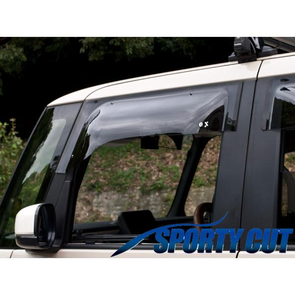 ◆OX VISOR_SPORTY CUT【適合車種】・品　番：SP-137・車　名：N-BOX / N-BOXカスタム / N-BOXジョイ・型　式：JF5 / JF6・年　式：R5/10〜・位　置：フロント用（左右　2枚1セット）・備　考...