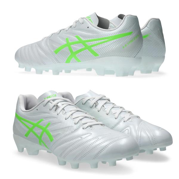 アッパーには耐久性のある人工皮革を採用し、中足部から後ろにかけてウェルダー加工を施し伸びを抑制。デジタル設計に基づいたステッチ仕様。自然な前重心を作り出すHG5mm構造を採用。かかと部にはFLYTEFORMを搭載し衝撃を緩衝。