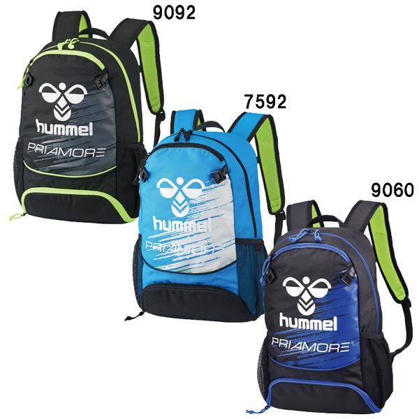 【種別】バックパック【メーカー名】ヒュンメル(hummel)【カラー】ブラックグレー(9092)サックスグレー(7592)ブラックブルー(9060)【サイズ】高さ44×長さ29×幅19cm(容量約22L)【素材】合成繊維(ポリエステル)【特...