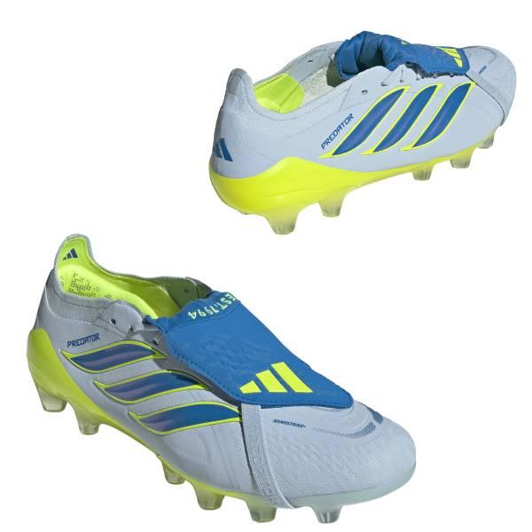 軽量性を追求したNANOSTRIKE+アッパーは足に沿うような柔らかさでフィットしながら、最適なキック精度を実現。フォールドオーバータンは、キック時のノイズを排除し、スムーズなストライキングゾーンを生み出す。プレデターを象徴するテクノロジー...