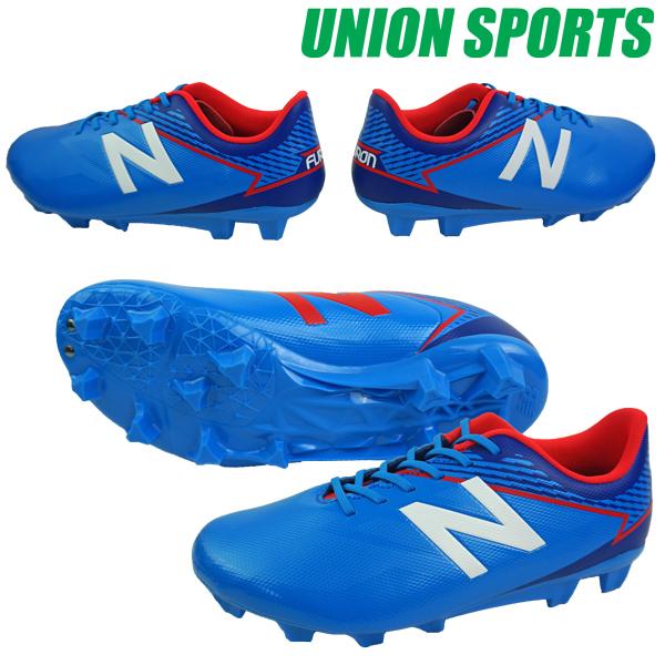 【種別】サッカースパイク【メーカー名】ニューバランス(new balance)【カラー】ブルー×ピンク【アッパー】人工皮革【アウトソール】合成底　ウイズ：2E【特徴】・耐久性に優れたシンセティックレザーアッパーを使用。・鋭い加速を促す三角ス...