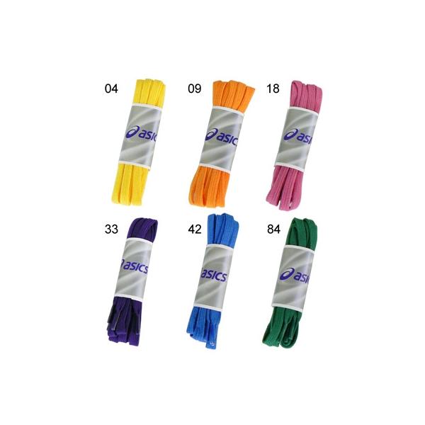 【種別】シューズアクセサリー【メーカー名】アシックス(asics)【カラー】イエロー(04)オレンジ(09)ピンク(18)パープル(33)ブルー(42)グリーン(84)【素材】合成繊維製（ポリエステル）【サイズ】90・100・110・120...