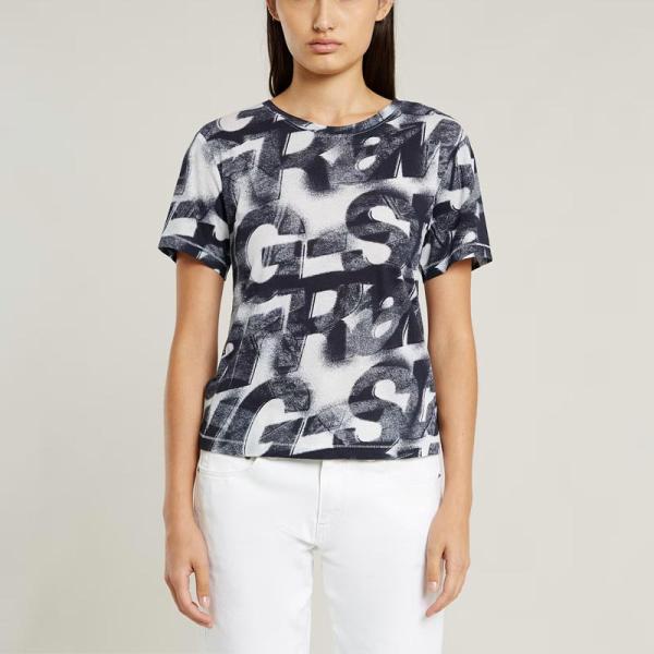 ブランド :G-STAR RAW(ジースターロウ)商品名 : Sprayed Letters Top商品番号 : D26066-C565-H317カラー：lt chalk sprayed lettersサイズ：XS / S / M / L素...