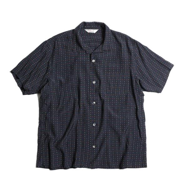 ブランド :TROPHY CLOTHING(トロフィークロージング)商品名：Atomic Hawaiian S/S Shirt商品番号 :TR25SS-409カラー :ネイビー / オリーブサイズ：16(L) / 17(XL) / 18(X...