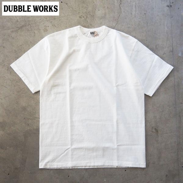 ブランドDUBBLEWORKS ダブルワークス商品名7.7oz コットン Tシャツ製品説明しっかりした7.7ozのコットン素材のこだわりの日本製無地Tシャツ。空気を含んだソフトな肌触りで着心地も抜群です。素材綿100%生産国JAPAN注意点...