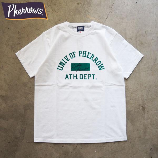 ブランドPHERROW'S フェローズ商品名Tシャツ素材綿100%生産国本体 CHINA 染め加工 JAPAN製品説明カタログ未掲載モデル。オリジナル丸胴ボディを使用したPTシリーズ。ネック裏から肩にかけてブランドネーム入りのテープを付属す...