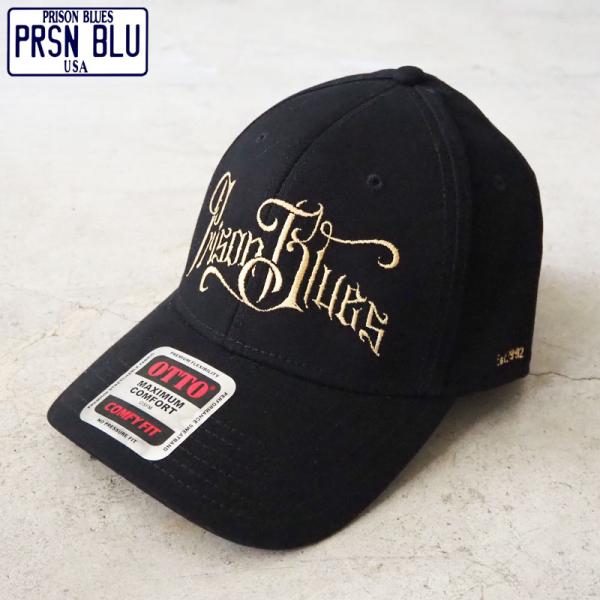 ブランドPRISON BLUES プリズンブルース商品名LOGO BASEBALL CAP製品説明アメリカの老舗ヘッドウェアブランドOTTOのキャップを使用し、プリズンブルースのプレート調ネームパッチが施されたベースボールキャップ。6パネル...