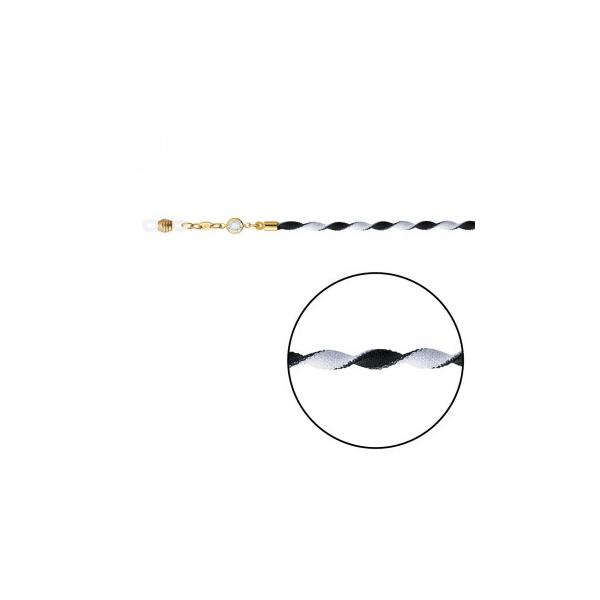 ビーズをあしらったエレガントなデザインのメガネチェーンです。