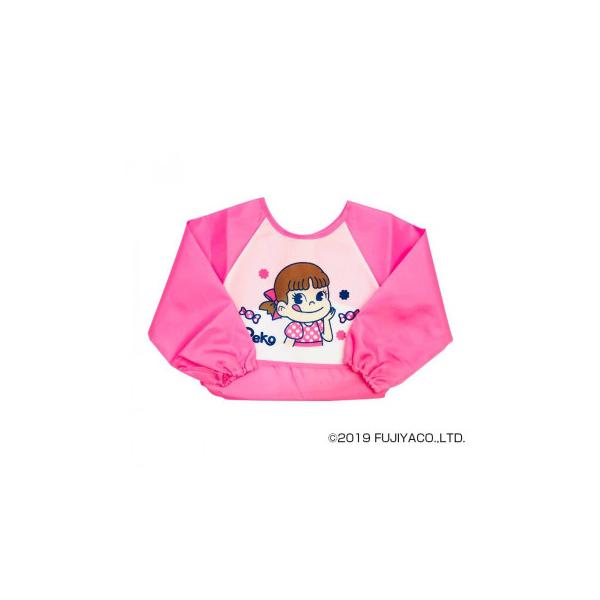 あのペコちゃんがさらにかわいく♪「BabyPeko(ベビーペコ)」から、長袖エプロンが登場!柔らかい素材なので、違和感なく着用できます。腕を通して首後ろで面テープで留める仕様になっています。コンパクトに丸められて持ち運びやすいので、外食など...