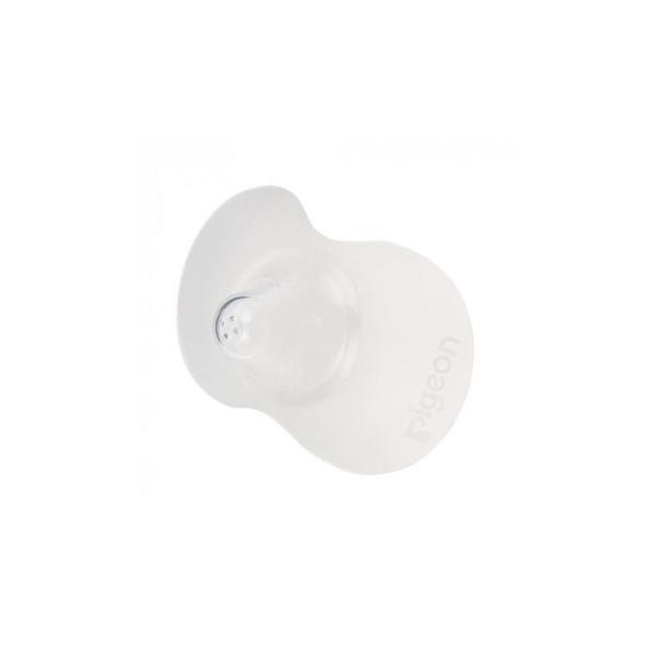 乳首にキズや痛みのある時でも授乳できる保護カバー。赤ちゃんの口が直接キズにあたらないよう、乳首を保護します。扁平・カンボツ乳頭や乳首が小さいなど赤ちゃんが吸いつきにくい時に、吸いつきやすくします。