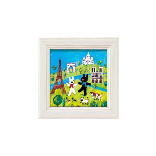 絵と額がセットになった商品です。フランス生まれのお茶目で元気でいたずら好きなキャラクターが人気のシリーズ。